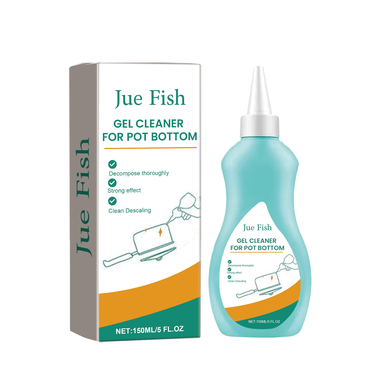 Jue Fish Gel Cleaner For Pot Bottom | Jue Fish Official Website
